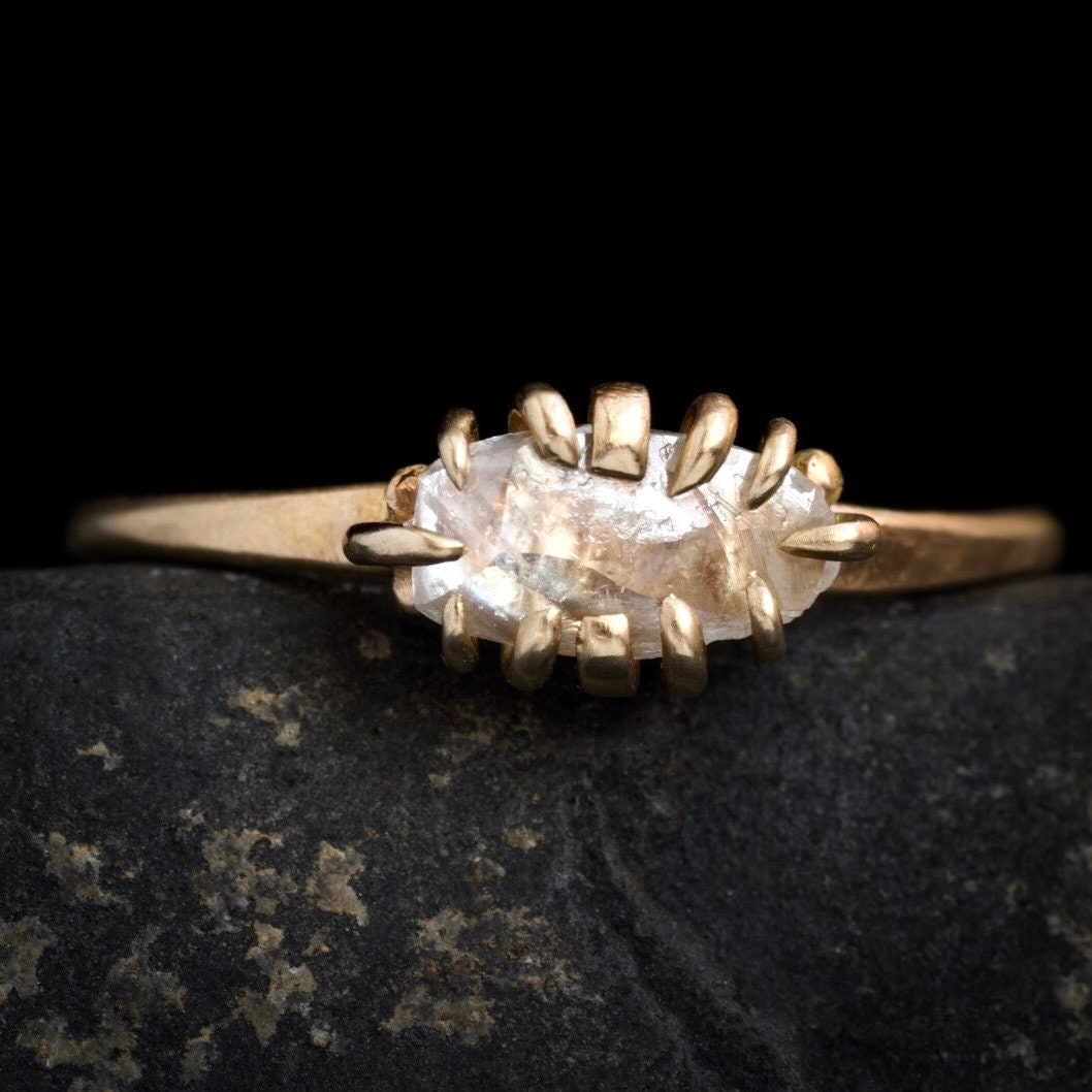 Natural Diamond Crystal Ring – eMeraki™